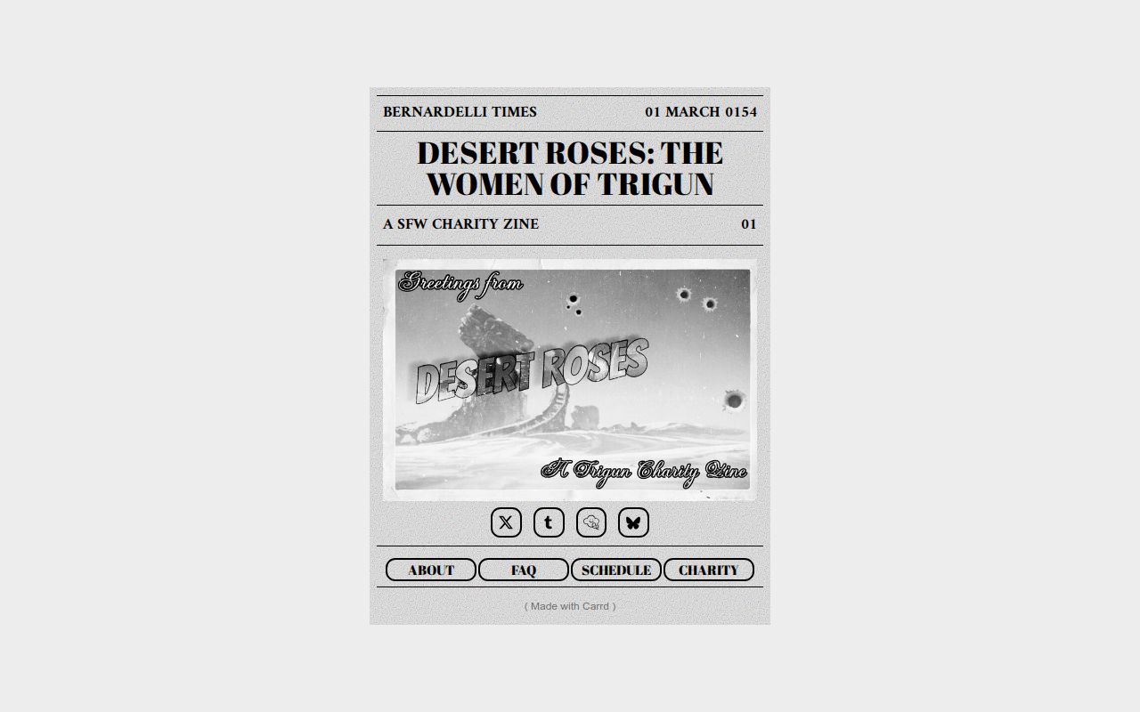 Desert Roses Zine